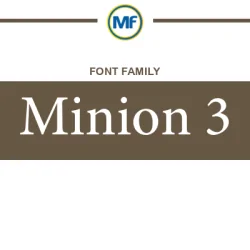 Minion 3 Bold: Free Font Download | MaisFontes