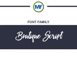 Boutique Script: Free Font Download | MaisFontes