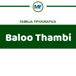Baloo Thambi 2 SemiBold: Descargar Fuente Gratis | MaisFontes