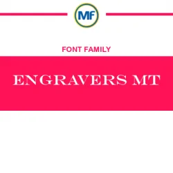 Engravers MT Font: Free Download | MaisFontes
