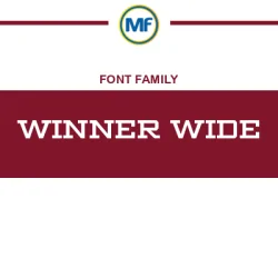 Winner Wide Extra Bold Font: Free Download | MaisFontes