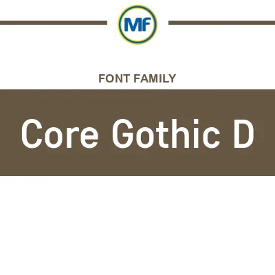 Download Core Gothic D Fonts | MaisFontes