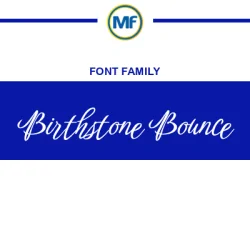 Birthstone Bounce Regular: Free Font Download | MaisFontes