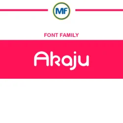 Akaju Shine: Free Font Download | MaisFontes