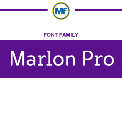 Download Marlon Pro Fonts | MaisFontes