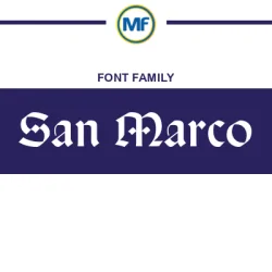 San Marco Roman Font: Free Download | MaisFontes