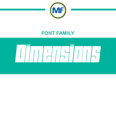 Download Dimensions Fonts | MaisFontes