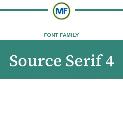 Download Source Serif 4 Fonts (Google Fonts) | MaisFontes