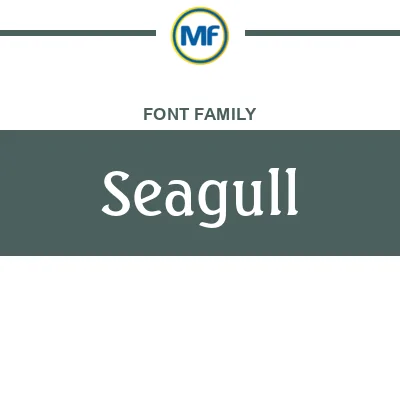 Download Seagull Fonts | MaisFontes