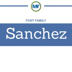 Sanchez Font: Free Download | MaisFontes