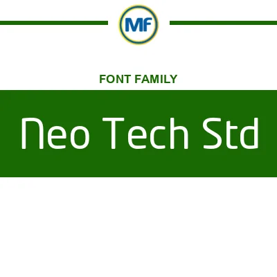 Neo Tech Std Font Family: Free Download | MaisFontes