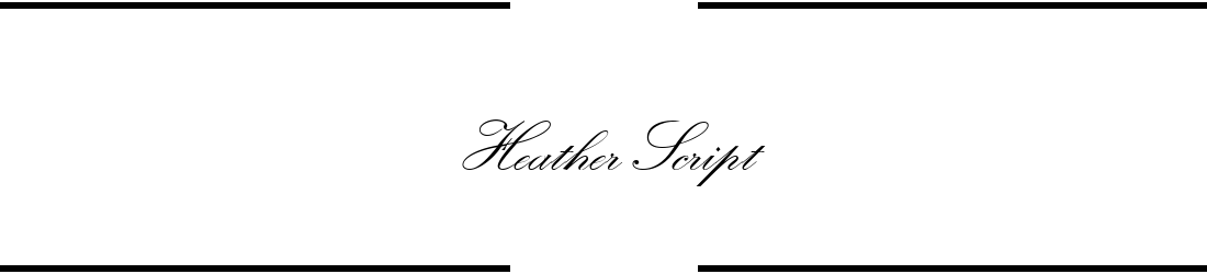 Heather Script One Font: Free Download | MaisFontes