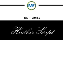 Heather Script One Font: Free Download | MaisFontes