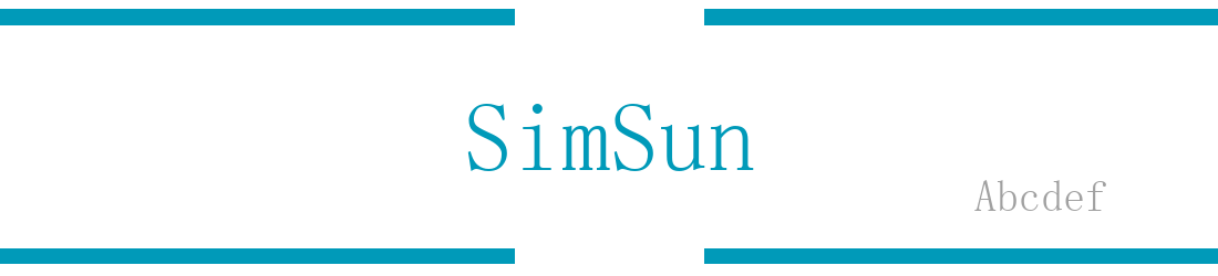 SimSun：無料フォントをダウンロード | MaisFontes