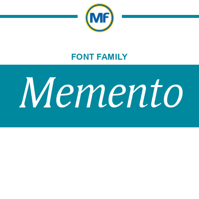 Memento Font Family: Free Download | MaisFontes