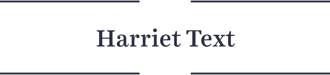 Harriet Text Font Family: Free Download | MaisFontes