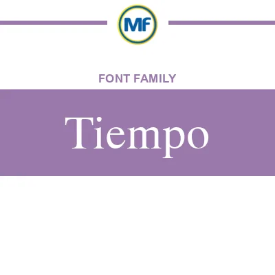 Download Tiempo Fonts | MaisFontes