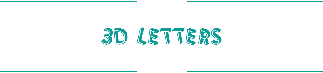 3D Letters Shadow Regular: Free Font Download | MaisFontes