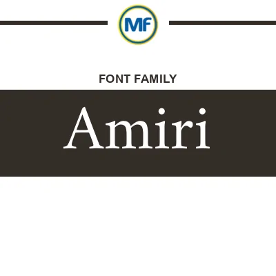 Download Amiri Fonts (Google Fonts) | MaisFontes