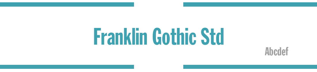 Franklin Gothic Std Extra Condensed Font: Free Download | MaisFontes
