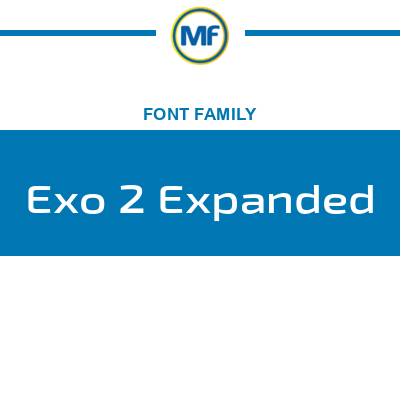 Download Exo 2 Expanded Fonts (Google Fonts) | MaisFontes