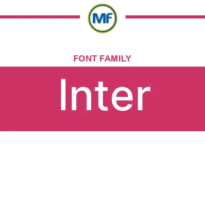 Download Inter Fonts (Google Fonts) | MaisFontes