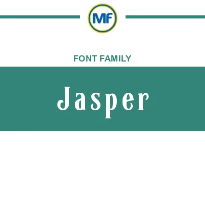 Download Jasper Fonts | MaisFontes