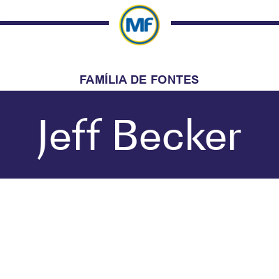 Jeff Becker Família de Fontes: Baixe Grátis | MaisFontes