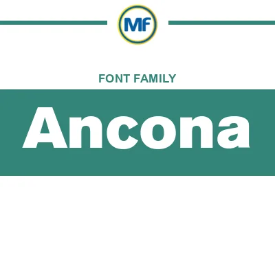 Ancona Font Family: Free Download | MaisFontes