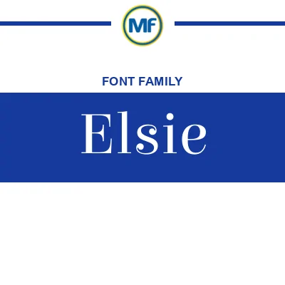 Download Elsie Fonts (Google Fonts) | MaisFontes