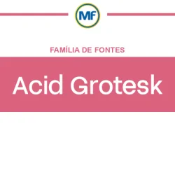 Acid Grotesk Bold: Baixar Fonte Grátis | MaisFontes