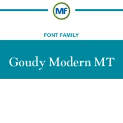 Goudy Modern MT Std Bold Italic: Free Font Download | MaisFontes