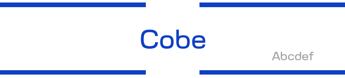 Cobe Heavy Font: Free Download | MaisFontes