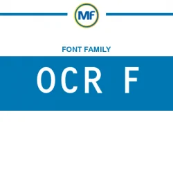 OCR F Bold: Free Font Download | MaisFontes