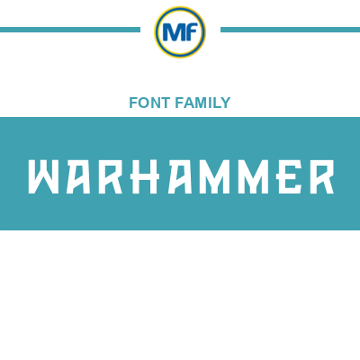 Download KVC WarHammer Fonts | MaisFontes