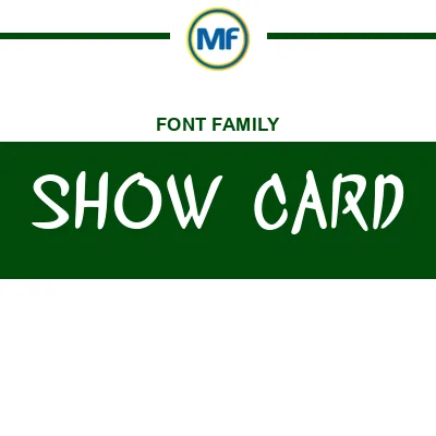 Download ShowCard Fonts | MaisFontes