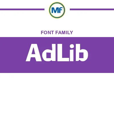 Download AdLib Fonts | MaisFontes