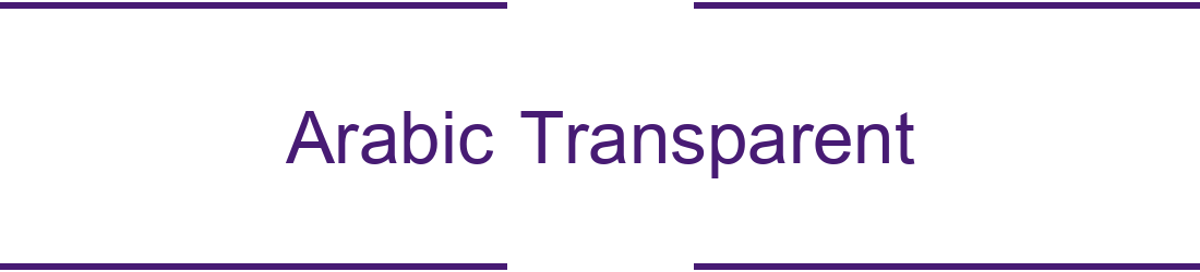 Arabic Transparent: Download Free Font | MaisFontes