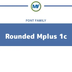 Rounded Mplus 1c: Free Font Download | MaisFontes