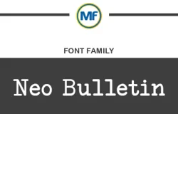 NeoBulletin Gradient: Free Font Download | MaisFontes