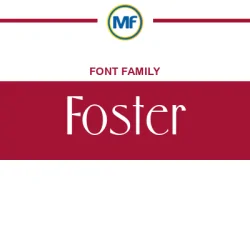 Foster: Free Font Download | MaisFontes