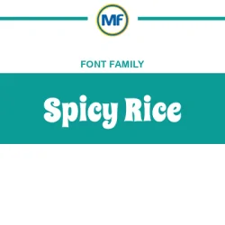 Spicy Rice Pro: Free Font Download | MaisFontes