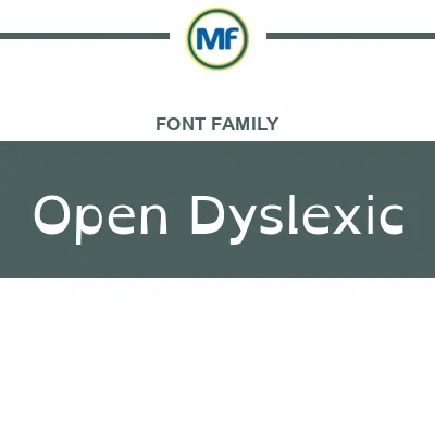 Download Open Dyslexic Fonts | MaisFontes