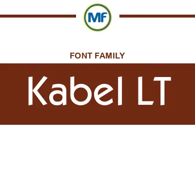 Download ITC Kabel LT Fonts | MaisFontes