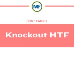 Knockout HTF50 Welterweight: Download Free Font | MaisFontes