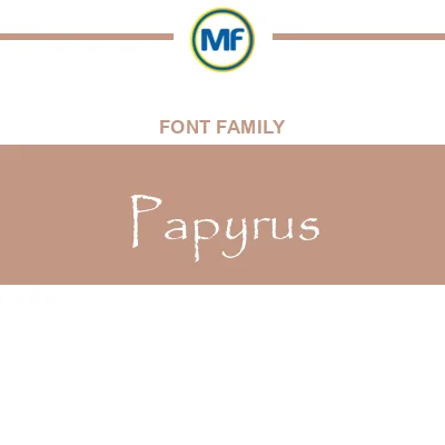 Download Papyrus Fonts | MaisFontes