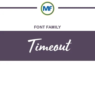 Timeout Font Family: Download Free | MaisFontes