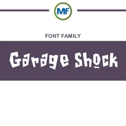 Garage Shock Heavy Font: Free Download | MaisFontes