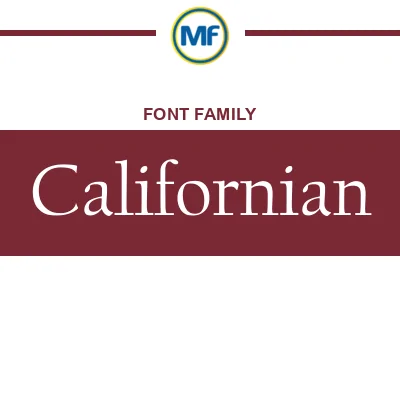 Download Californian Fonts | MaisFontes