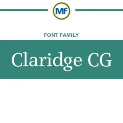 Claridge CG Bold Font: Free Download | MaisFontes